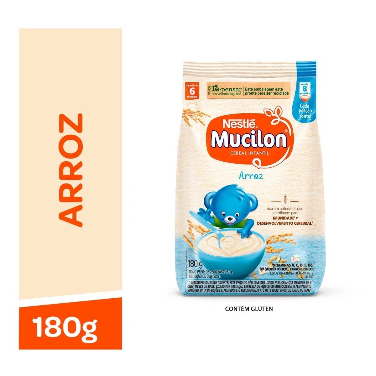 Cereal Infantil De Arroz Mucilon 180G 154011 - Cereal Infantil De Arroz ...