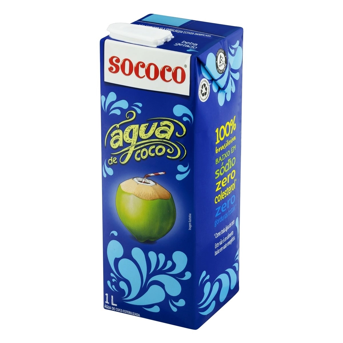 Agua De Coco Sococo 1L 81258 - Agua De Coco Sococo 1L - REAL